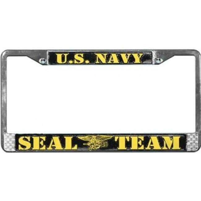 212 Main 6 x 12 in. U.S Navy Seal Team License Plate Frame - Walmart.com
