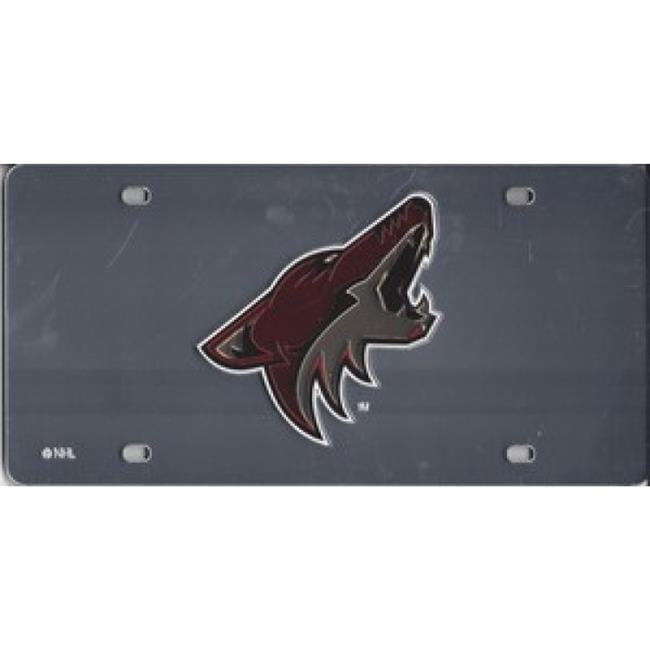 Phoenix Coyotes (Silver) Laser License Plate - Walmart.com