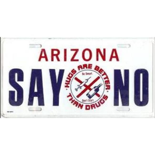 212 Main 90D-0899 6 x 12 in. Arizona Say No to Drugs License Plate ...