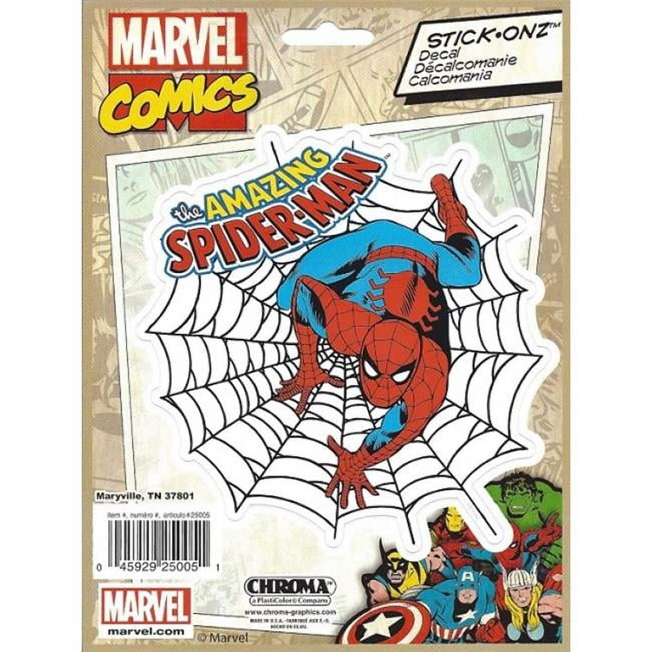 212 Main C25005 5.25 x 5 in. The Amazing Spider Man Color Decal ...