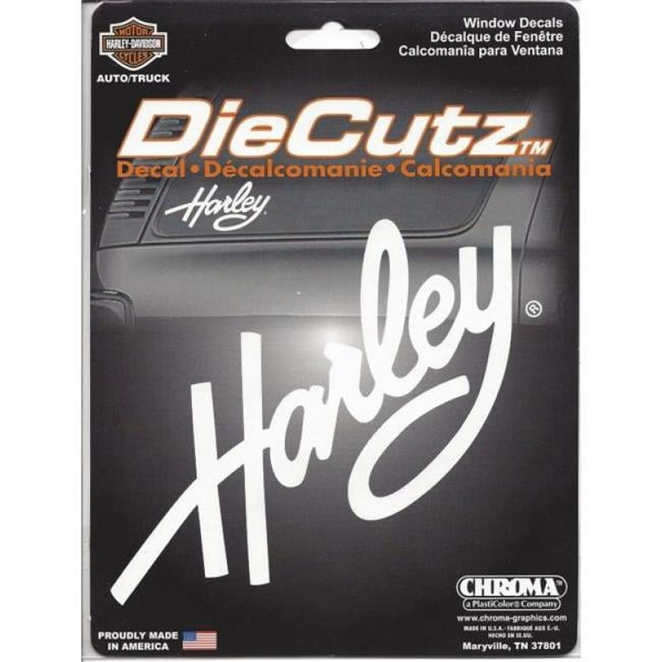 212 Main C40002 5 x 5 in. Harley-Davidson Window Decal - Walmart.com