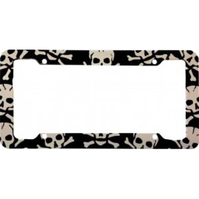 Pirate Skulls Plastic Durable License Plate Frame - Walmart.com