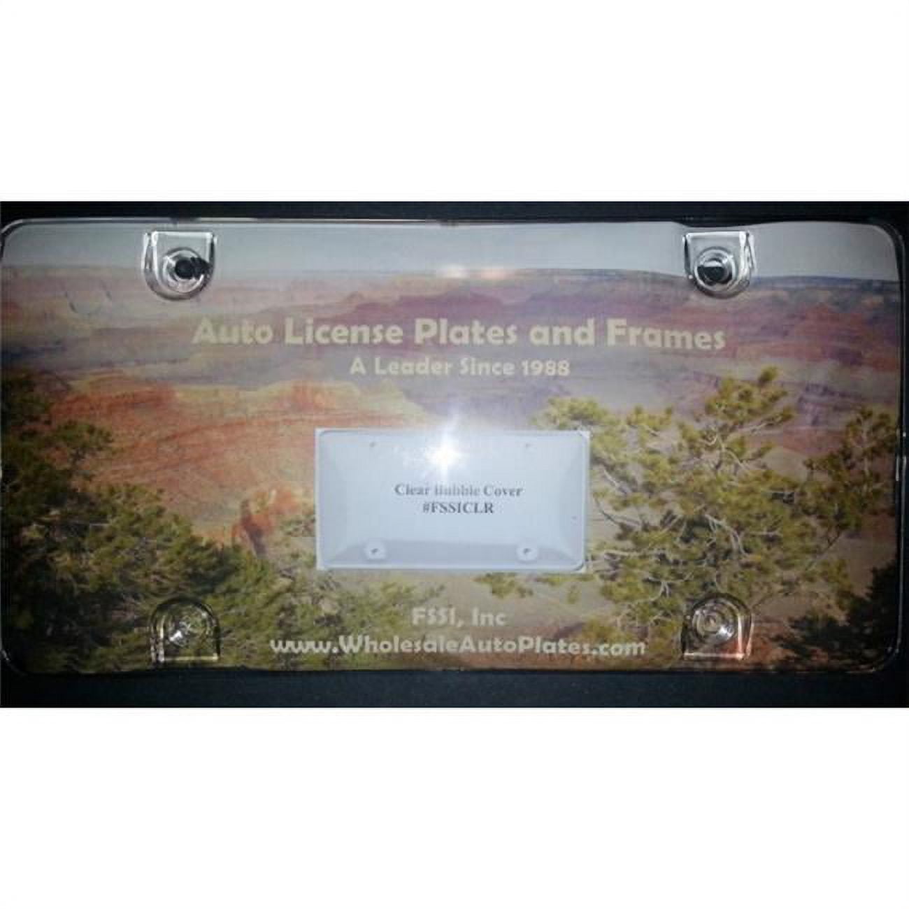 212 Main FSSICLR Clear Acrylic License Plate Shield - Walmart.com