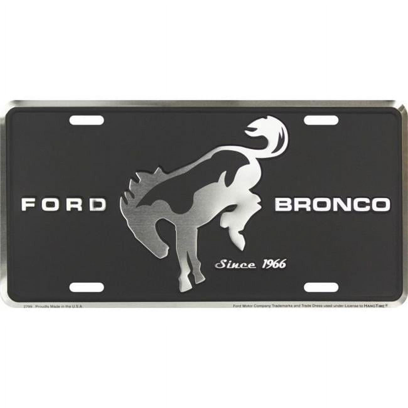 212 Main Ford Bronco Metal License Plate - Walmart.com