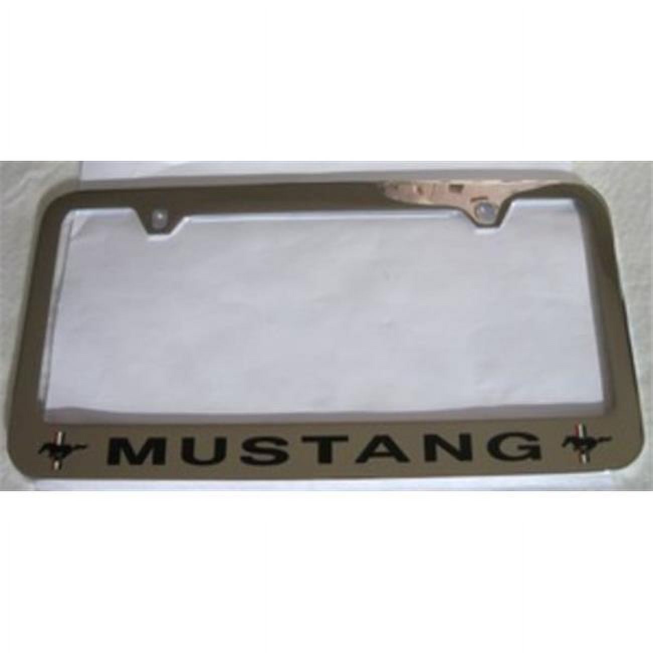 212 Main IMG3109 6 x 12 in. Ford Mustang Solid Brass License Plate ...