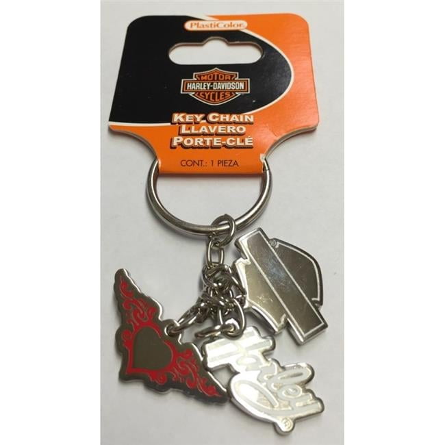 Harley-Davidson Charms Enamel Keychain - Walmart.com