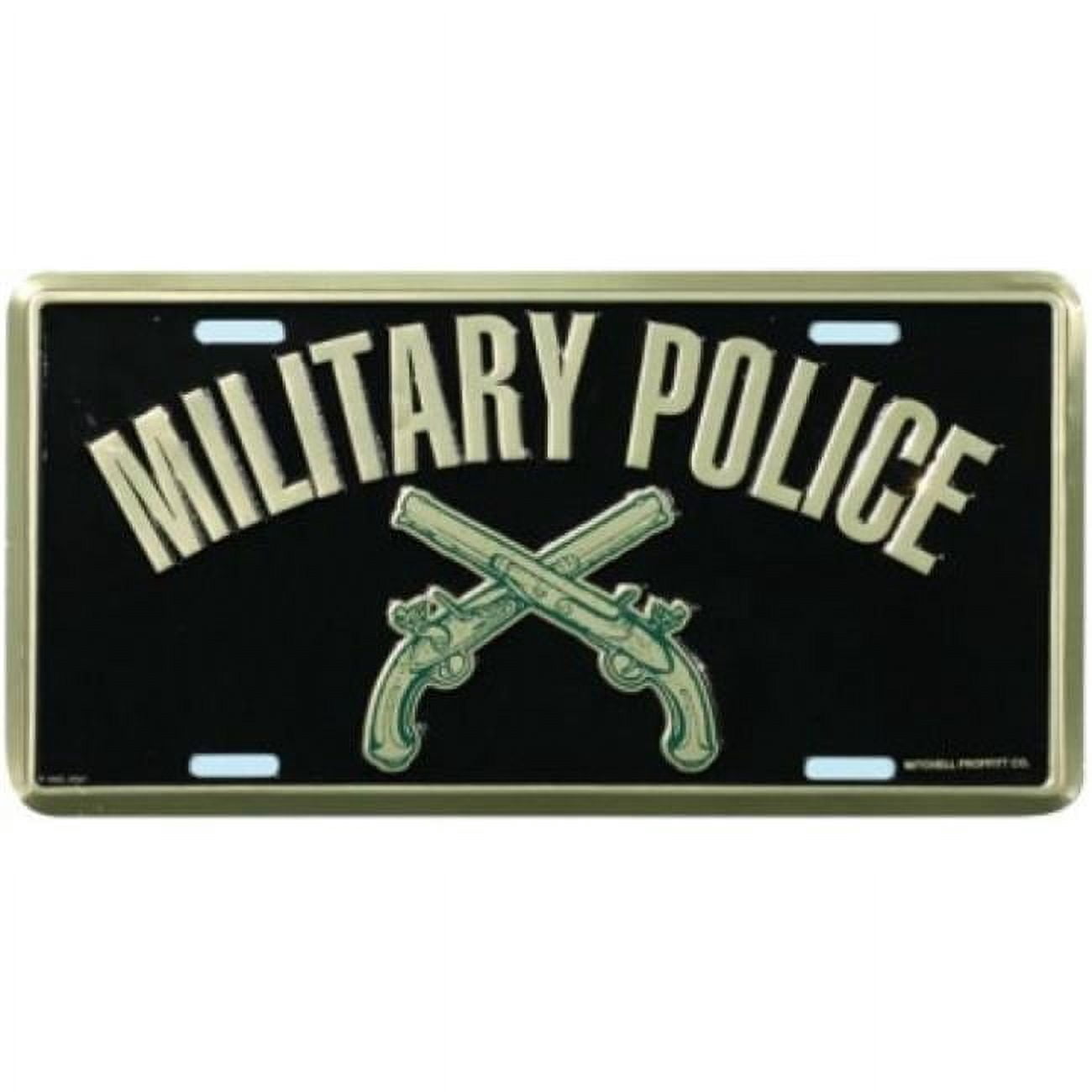Military Police License Plate - Walmart Business Supplies