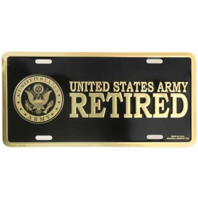 U.S. Army Retired License Plate - Walmart.com