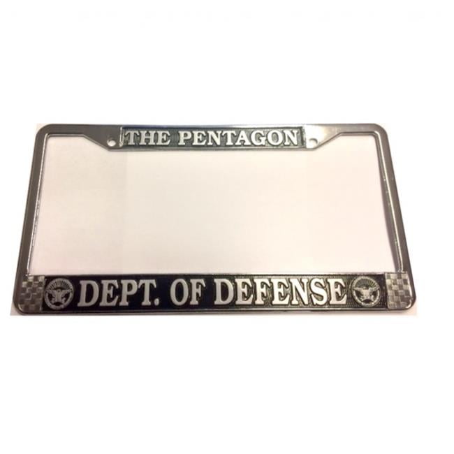 212 Main LF-01P 6 x 12 in. Pentagon Dept of Defense License Plate Frame ...