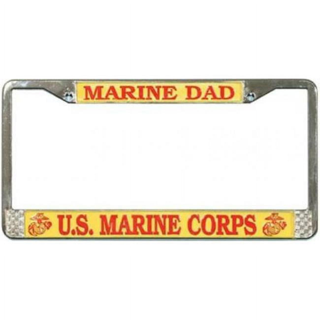 212 Main LFM06 U.S. Marine Dad License Plate Frame, Free Screw Caps ...