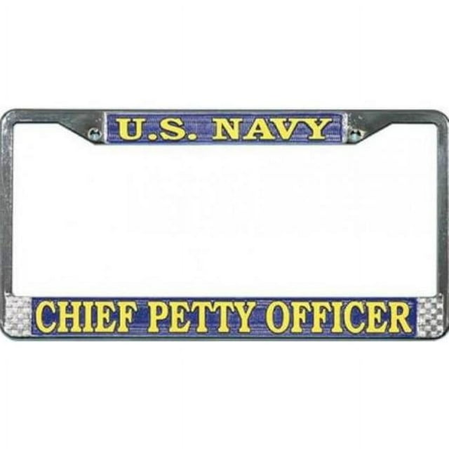 212 Main LFN07 6 x 12 in. U.S. Navy Chief Petty Officer License Plate ...