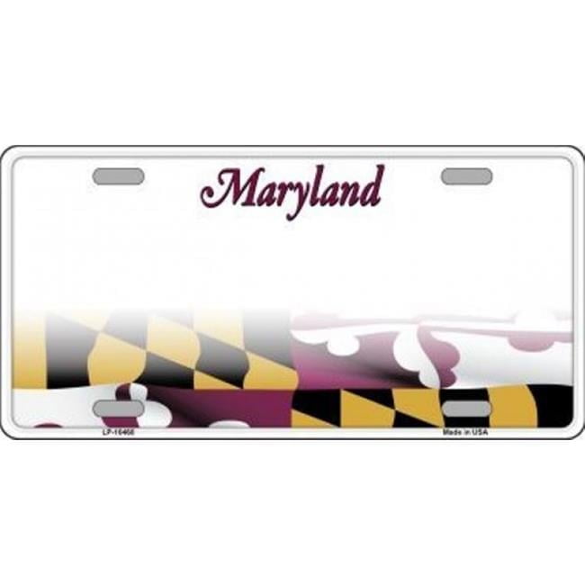 212 Main LP-10460 6 x 12 in. Maryland State Look a Like Metal License ...