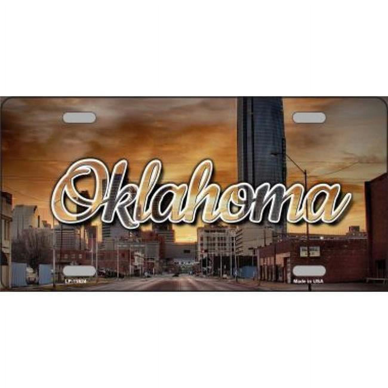 212 Main LP-11624 6 x 12 in. Oklahoma Sunset Skyline State Metal ...