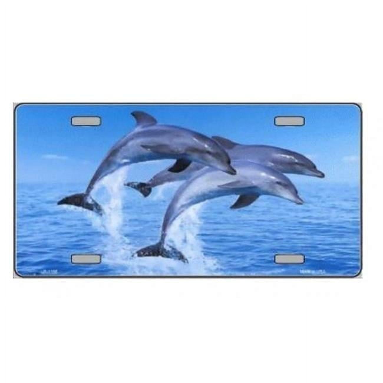 Dolphins Metal License Plate - Walmart.com