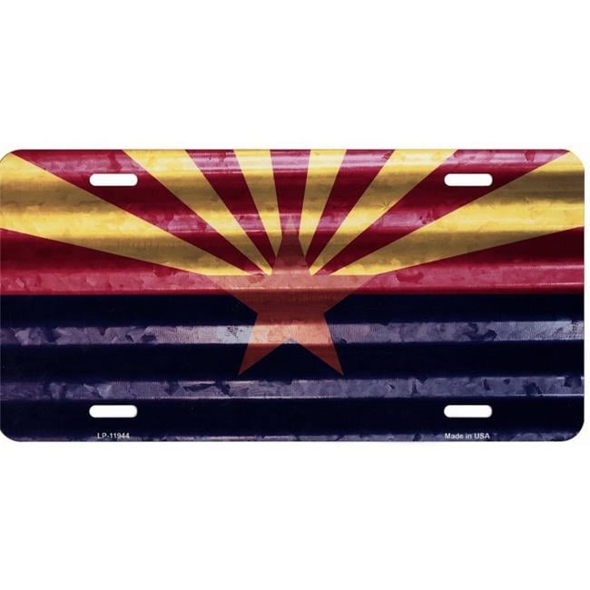 212 Main LP-11944 6 x 12 in. Distressed Arizona State Flag Metal ...