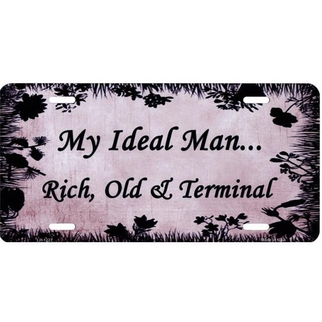 212 Main LP-1227 6 x 12 in. Rich Old & Terminal Metal License Plate ...