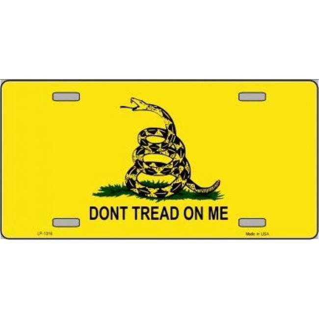 212 Main LP-1316 6 x 12 in. Dont Tread on Me Metal License Plate ...