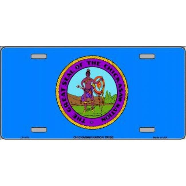 Chickasaw Nation Flag Metal License Plate - Walmart.com