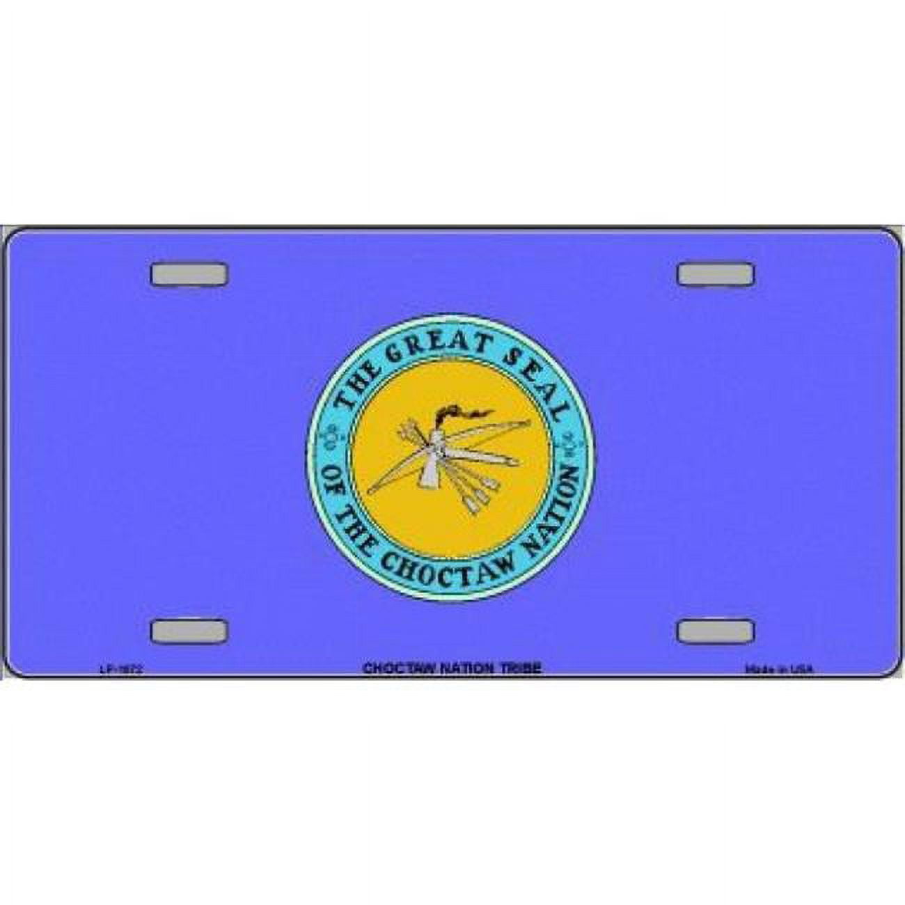 212 Main LP-1872 6 x 12 in. Choctaw Nation Flag Metal License Plate ...
