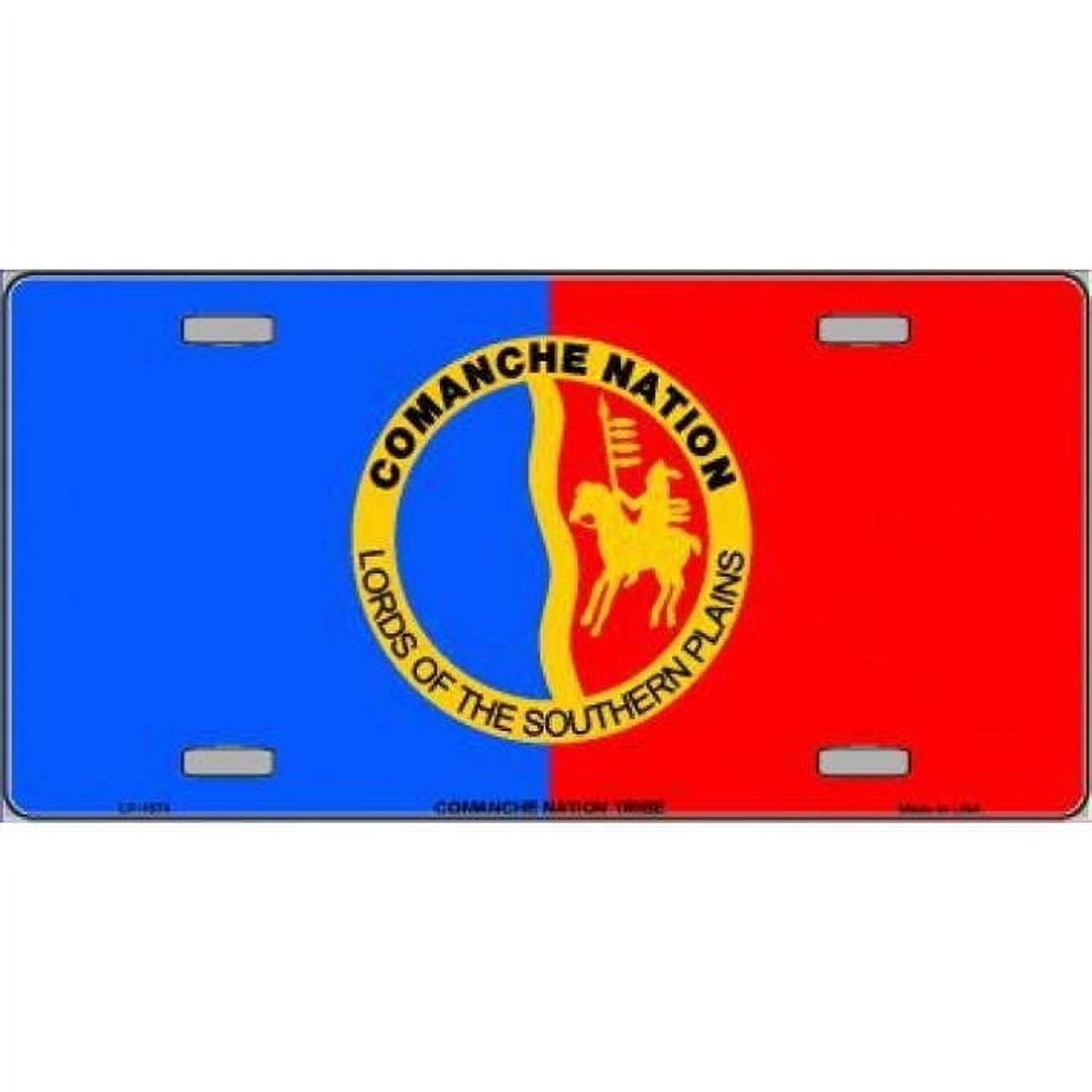 Comanche Nation Flag Metal License Plate - Walmart.com