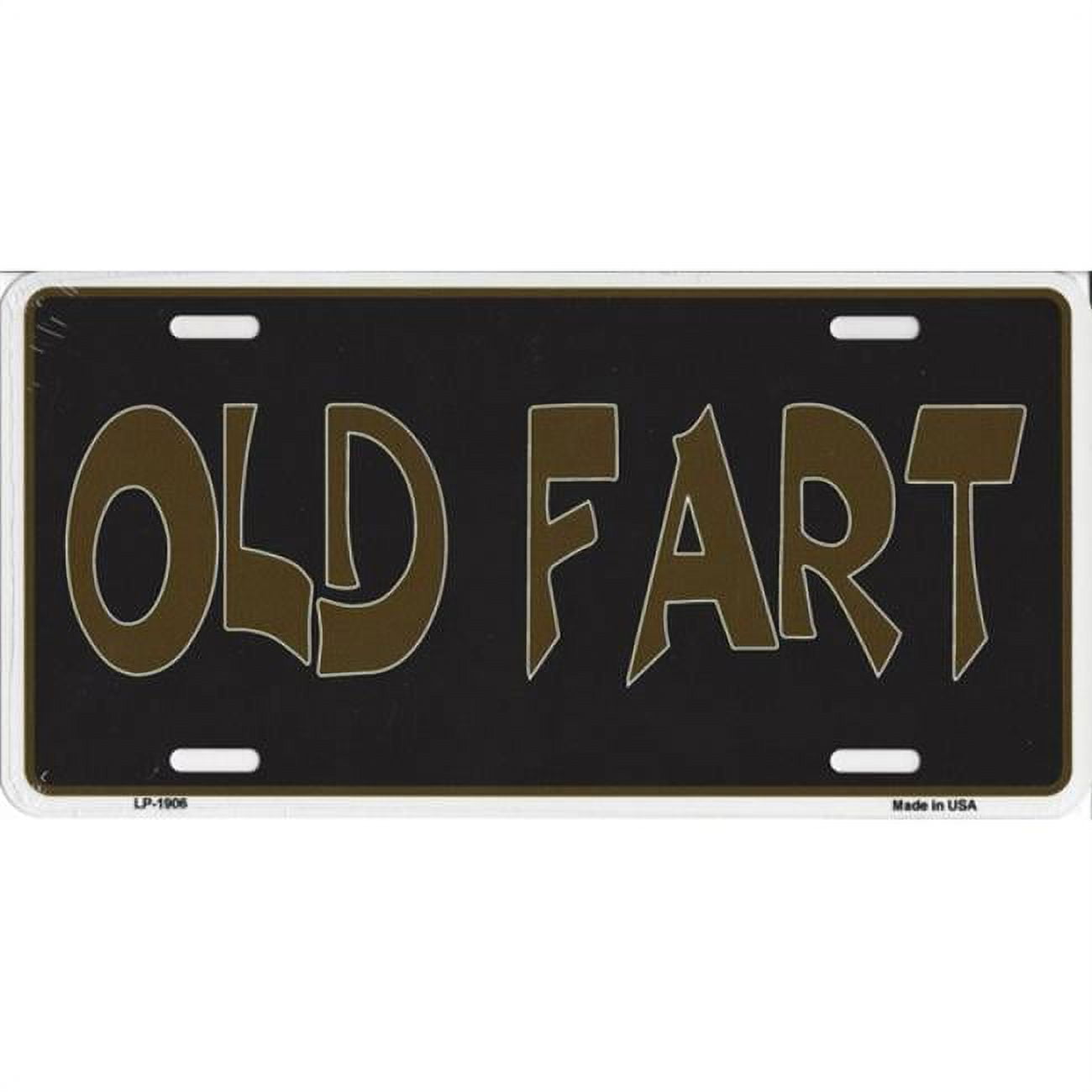 212 Main LP-1906 6 x 12 in. Old Fart Metal License Plate - Walmart.com
