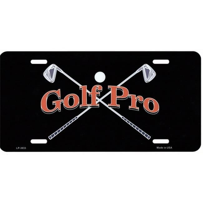 Golf Pro Metal License Plate - Walmart.com