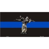 Blue Line Centered Swat License Plate - Walmart.com