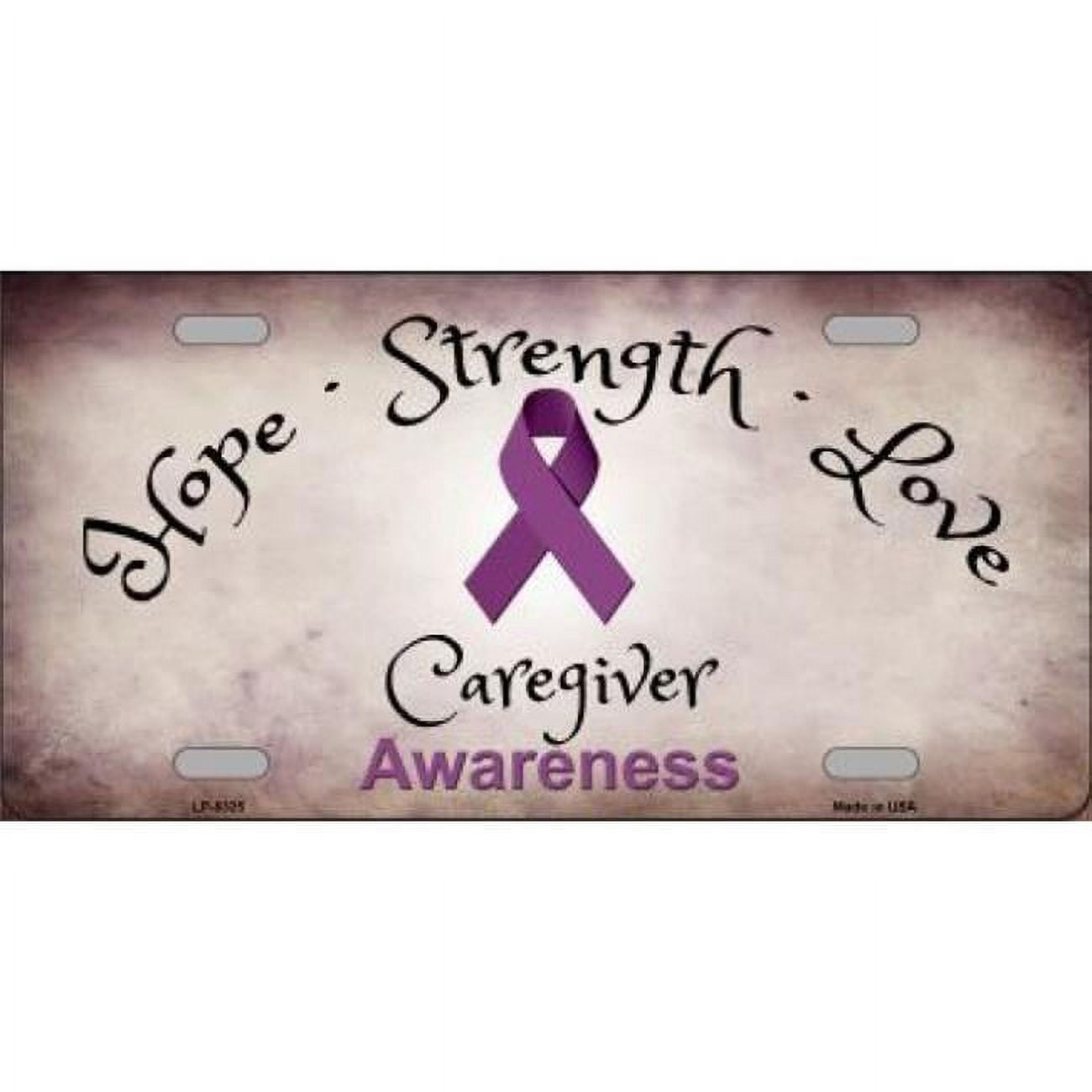 212 Main LP-8325 6 x 12 in. Honors Caregivers Ribbon Metal License ...