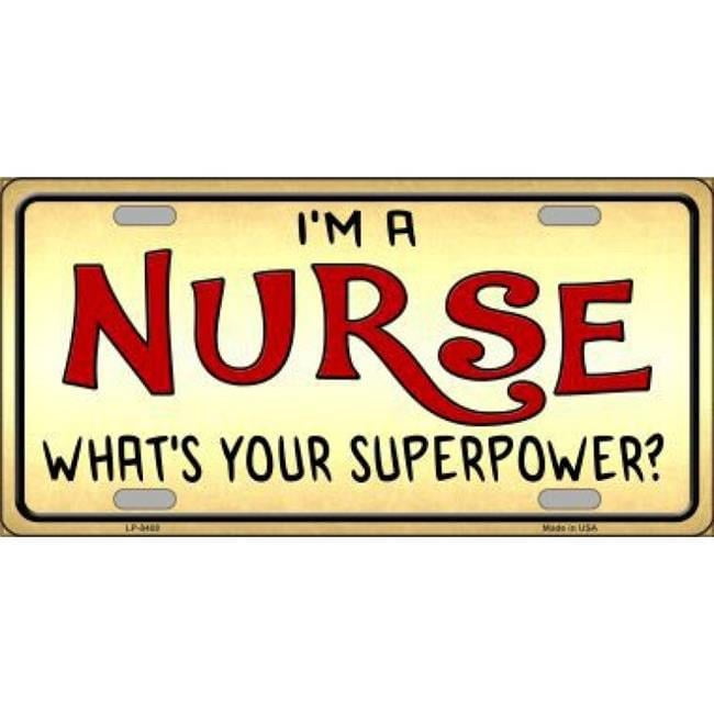 212 Main LP-8408 I am a Nurse Metal License Plate - Walmart.com