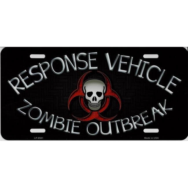 212 Main LP-8581 6 x 12 in. Zombie Outbreak Response Vehicle Metal ...