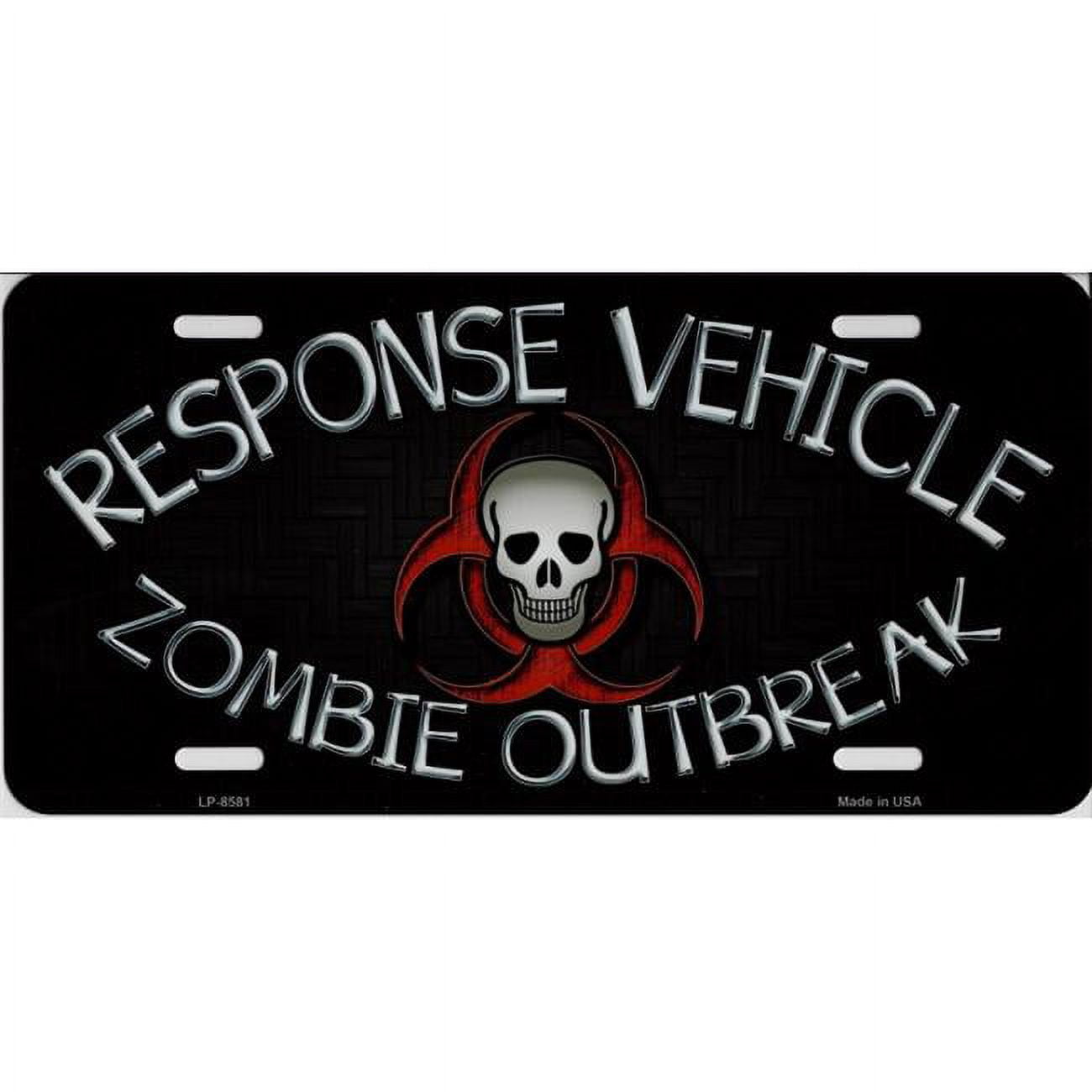 212 Main LP-8581 6 x 12 in. Zombie Outbreak Response Vehicle Metal ...