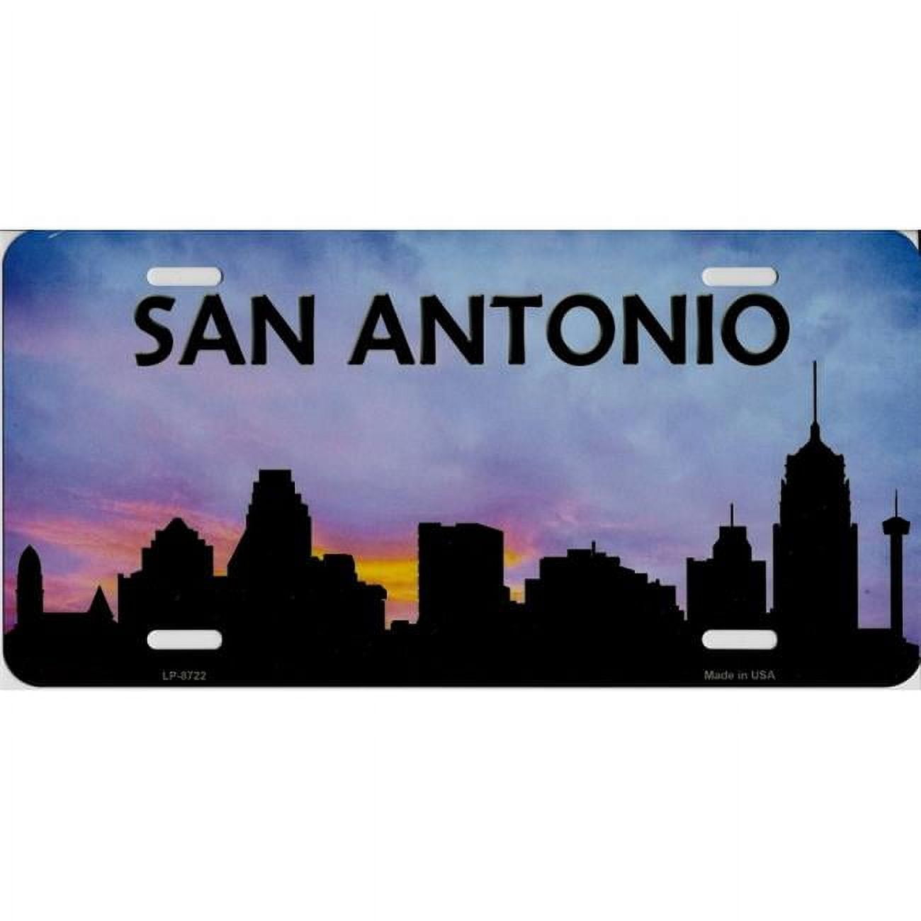 212 Main LP-8722 6 x 12 in. San Antonio Skyline Silhouette Metal ...