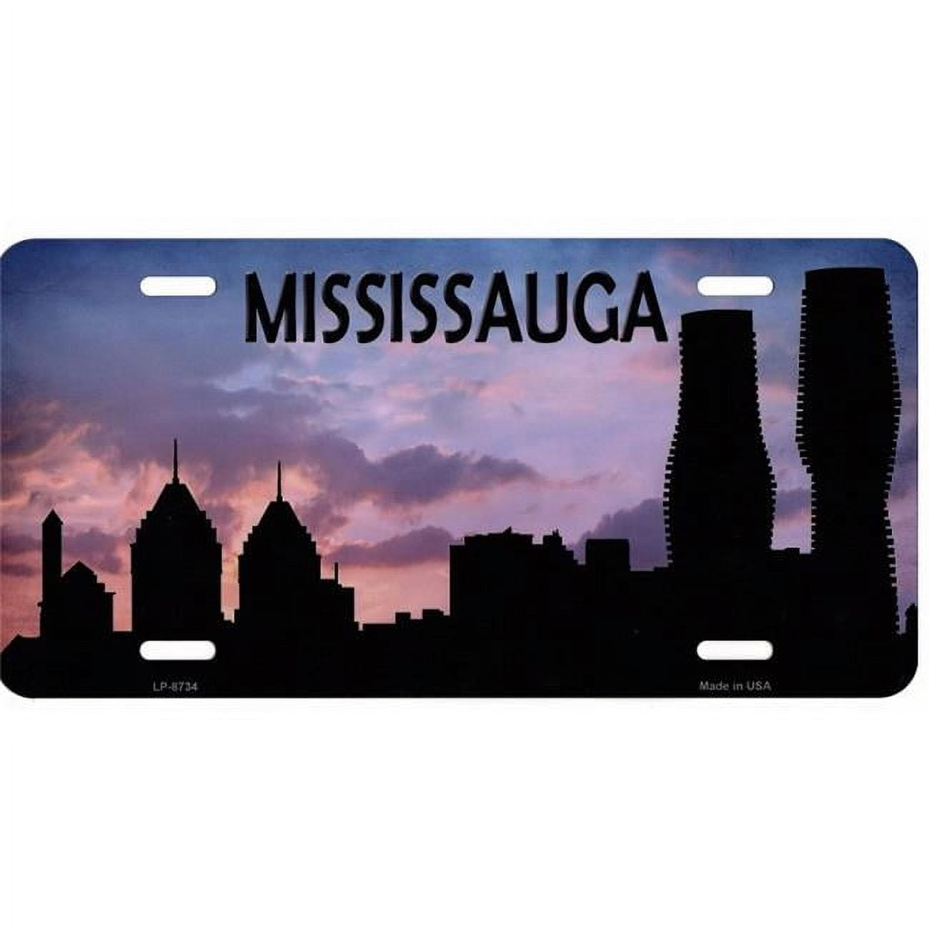 212 Main LP-8734 6 x 12 in. Mississauga Skyline Silhouette Metal ...