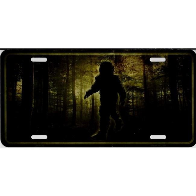 212 Main LP-8832 6 x 12 in. Bigfoot in Woods Metal License Plate ...