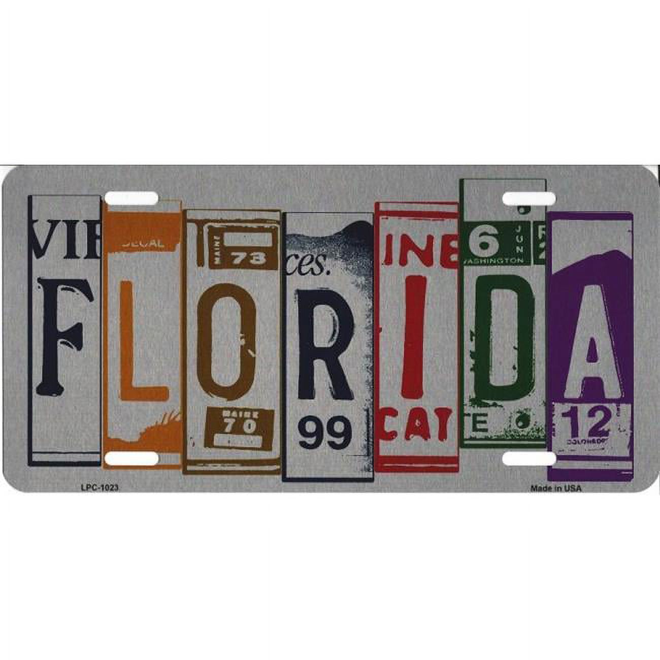 Florida Cut Style License Plate - Walmart.com