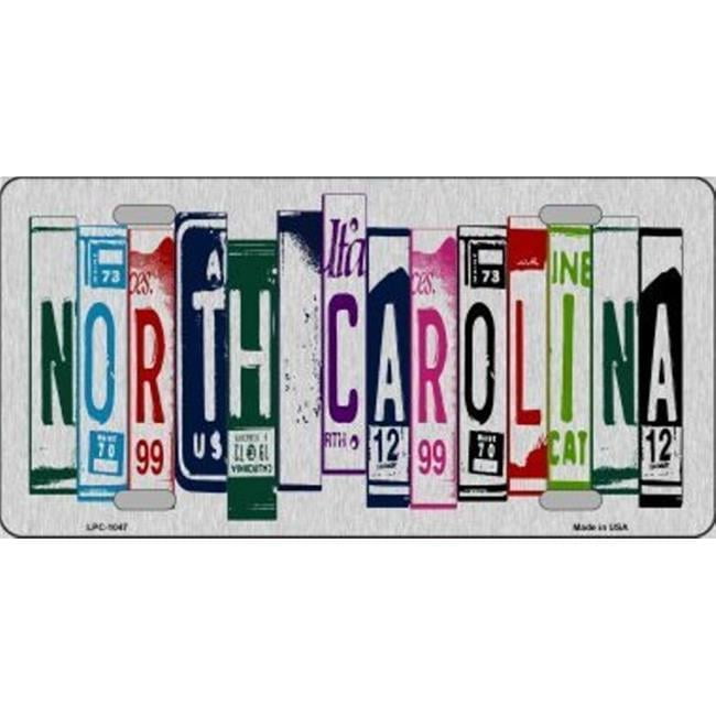 North Carolina Cut Style Metal License Plate - Walmart.com