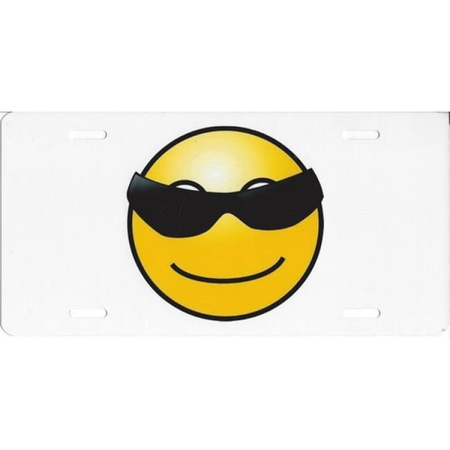 212 Main LPO1073 Cool Smiley Photo License Plate - Walmart.com