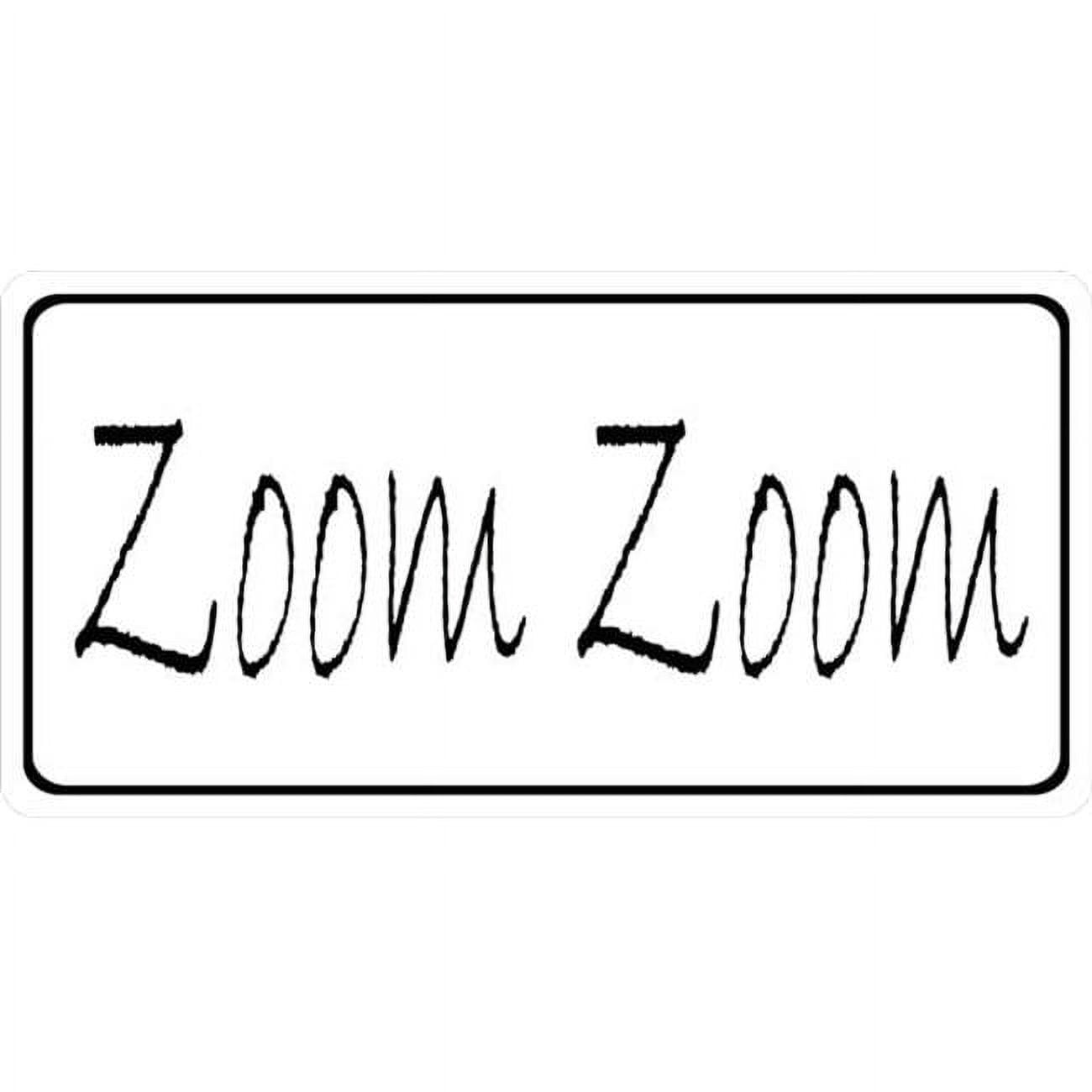 212 Main LPO1283 Zoom Zoom Photo License Plate - Walmart.com