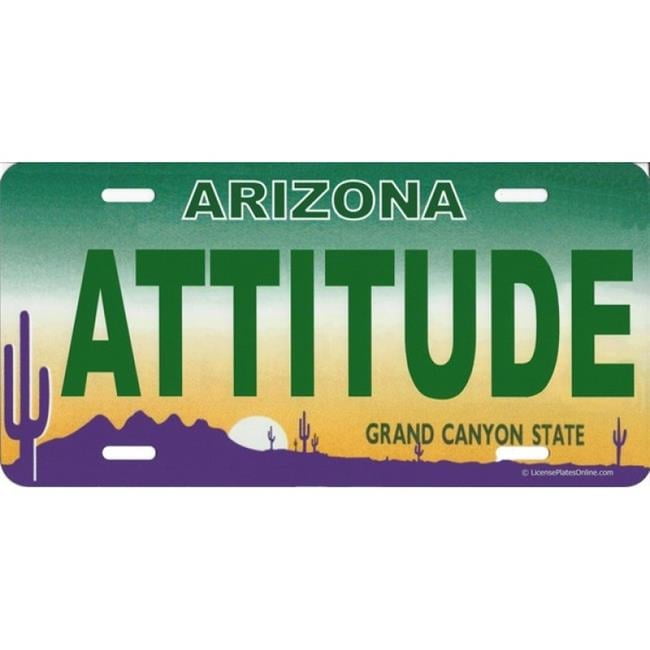 212 Main LPO1376 Arizona Attitude Photo License Plate - Walmart.com