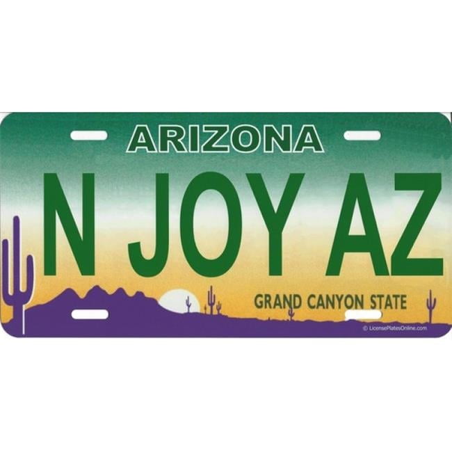 212 Main LPO1380 Arizona N Joy Az Photo License Plate - Walmart.com