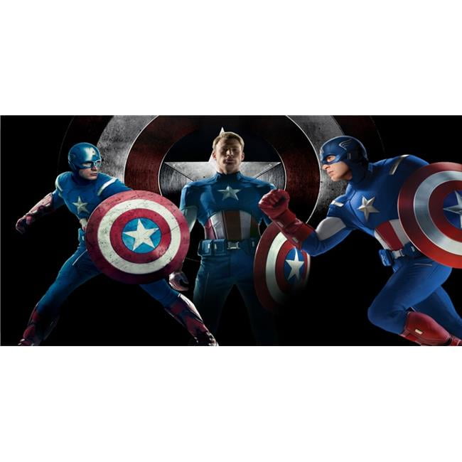 212 Main LPO1562 Captain America Photo License Plate - Walmart.com