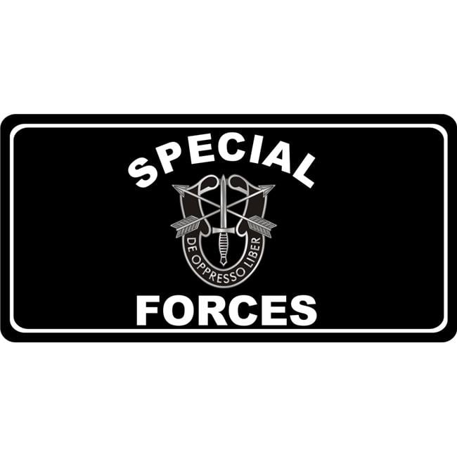 212 Main LPO1569 Special Forces Photo License Plate - Walmart.com