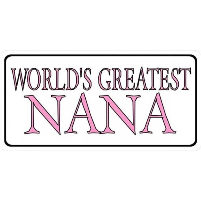 World's Greatest Nana Photo License Plate - Walmart.com