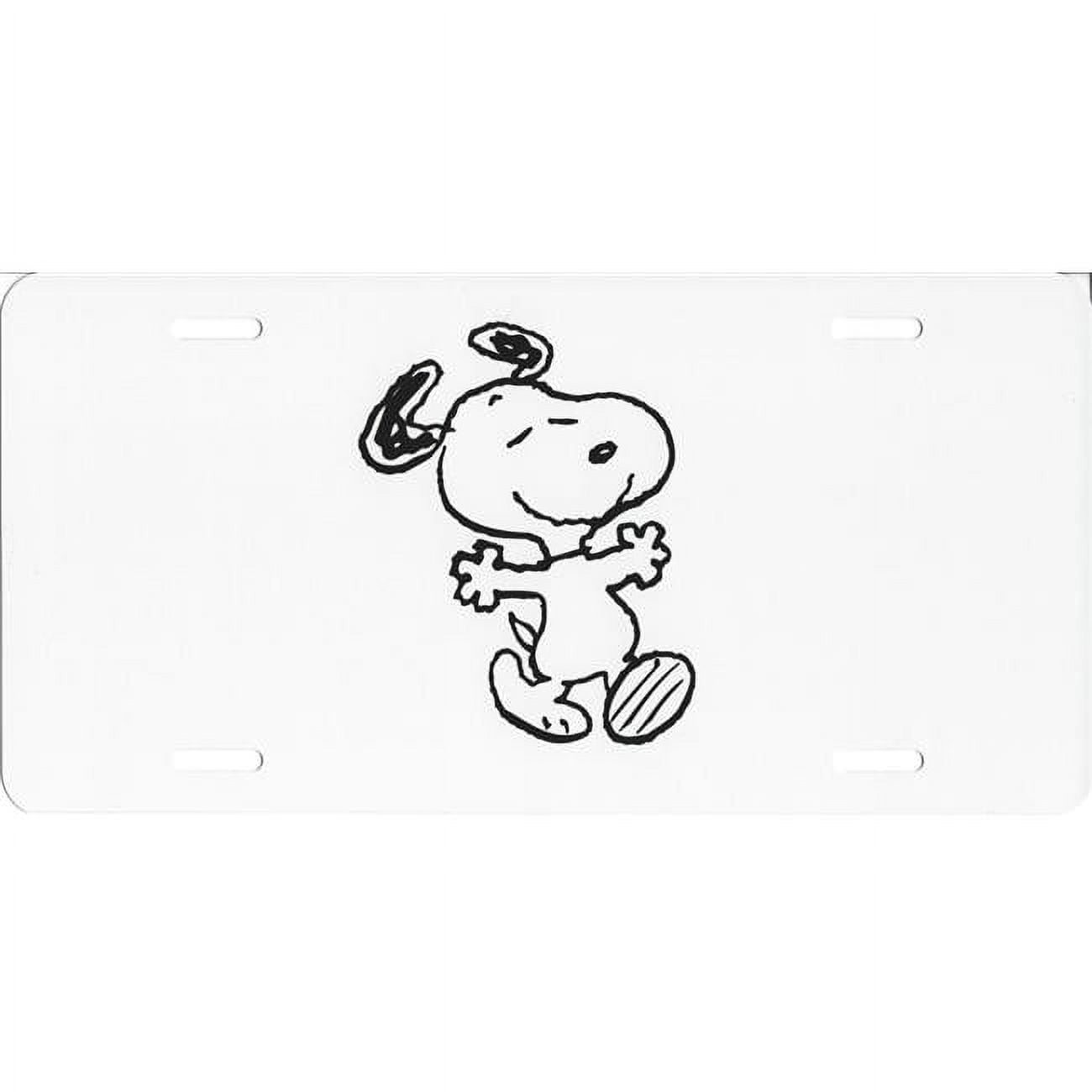 Snoopy License Plate