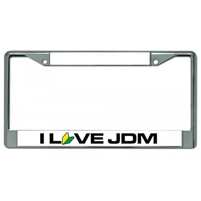 212 Main LPO1850 I Love JDM with Logo Photo License Plate Frame, Free ...