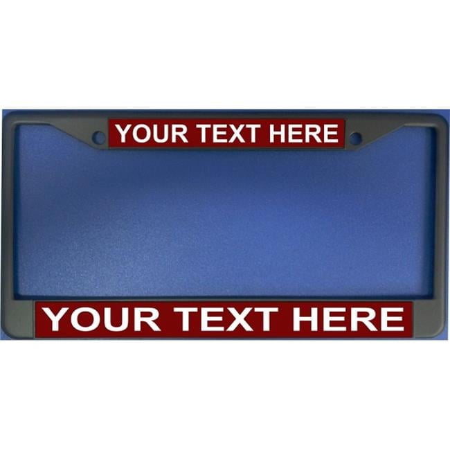 212 Main LPO1902 6 x 12 in. Custom Personalized Maroon & Black License ...