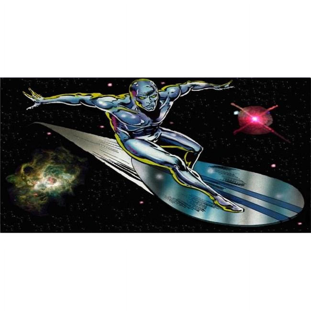 212 Main LPO1913 6 x 12 in. Silver Surfer on Galaxy Background Photo ...