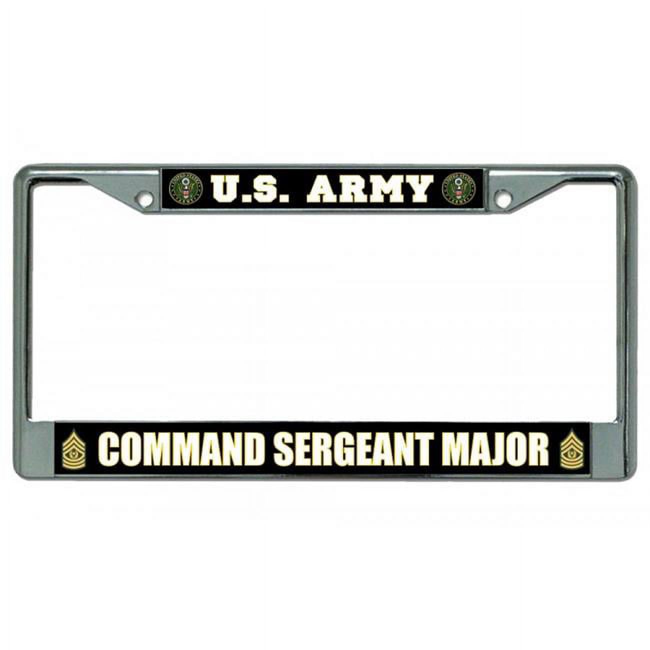 212 Main LPO2011 U.S. Army Command Sergeant Major License Plate Frame ...
