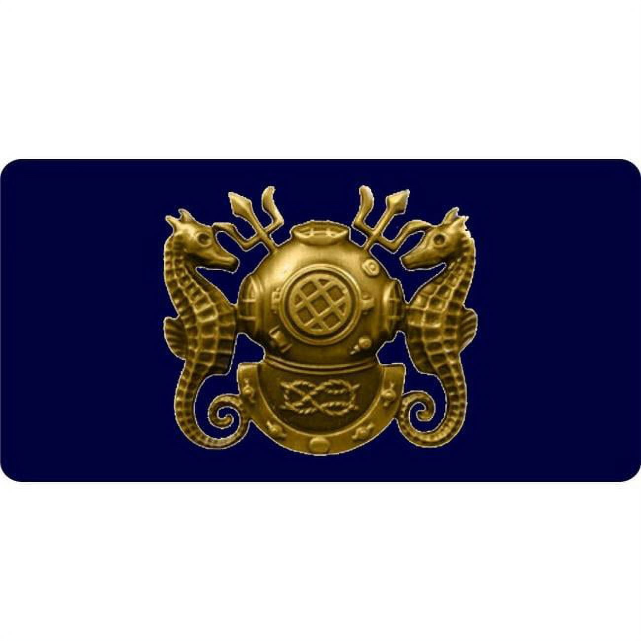 212 Main LPO2041 6 x 12 in. U.S. Navy Diving Officer Photo License ...