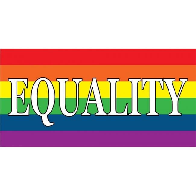 Equality Gay Pride Flag Photo License Plate - Walmart.com